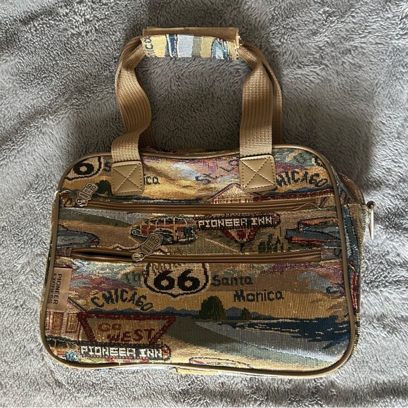 Pioneer Express | Bags | Vintage Route 66 Travel Bag Pioneer Express ...